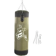 IRON BAR Heavy Bag Full Kit Boxing Punching Bag with Gloves Unfilled ...
