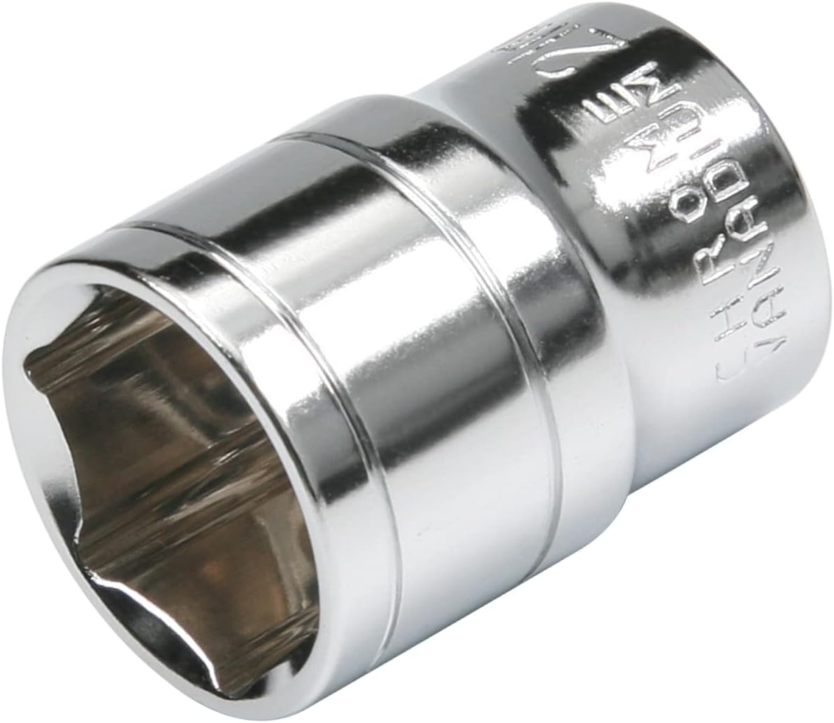 MAYUJIAASE Shallow Socket, 1/2 Inches Drive 6-Point Socket, 21mm Metric ...