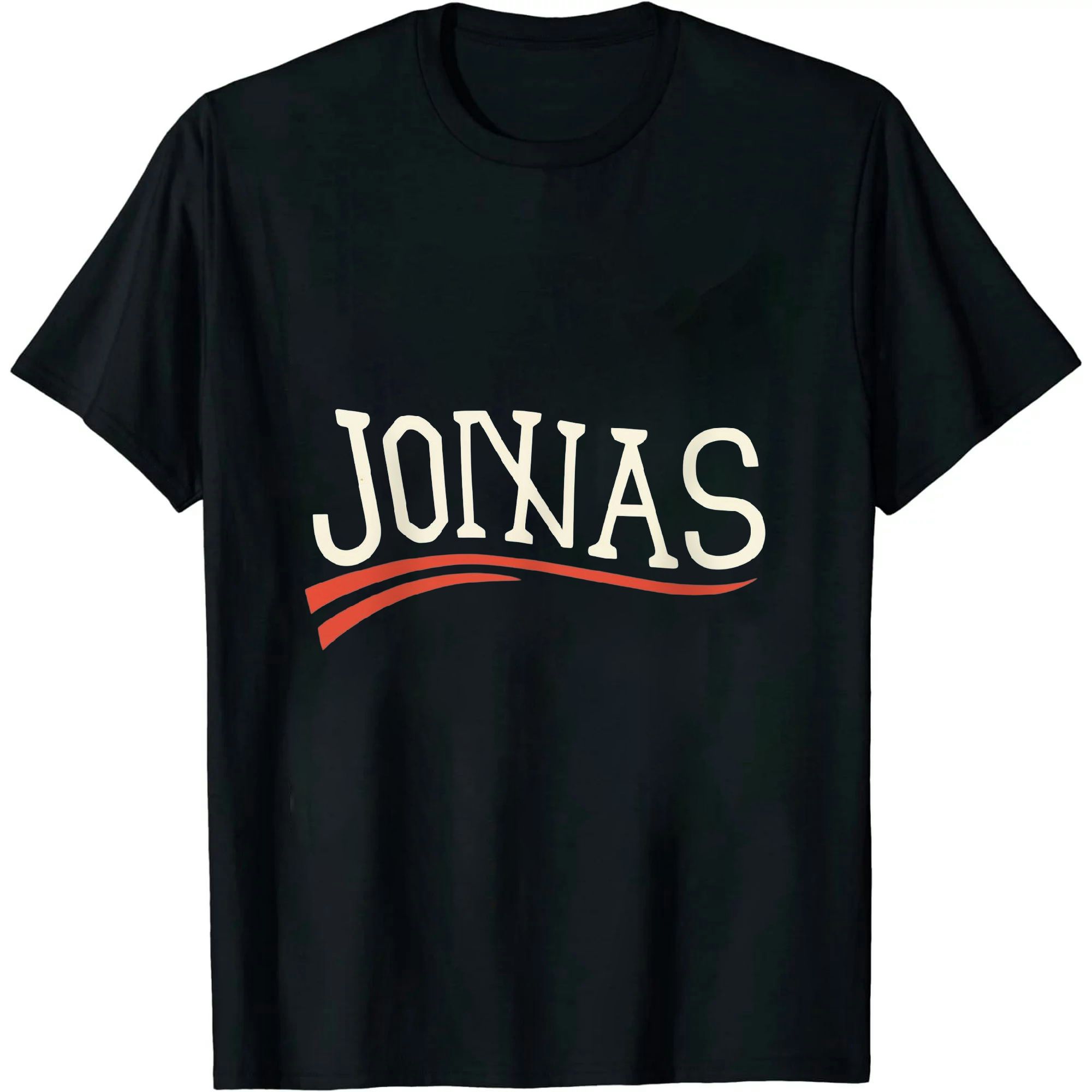 MAYZERO Black T Shirt Jonas First Given Name Pride Vintage Distressed