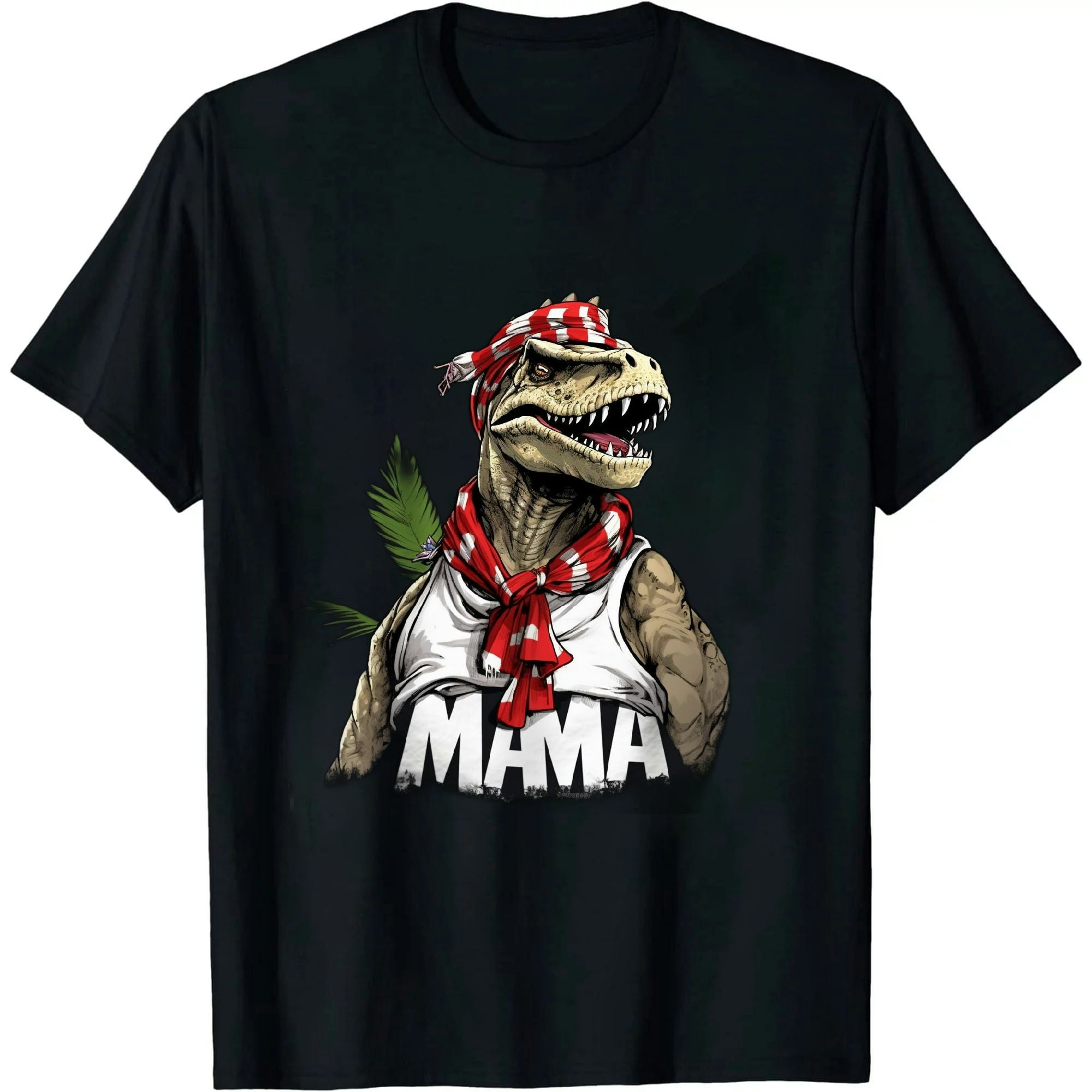 MAYZERO Black T shirt Mamasaurus T rex Dinosaur Funny Mama Saurus ...
