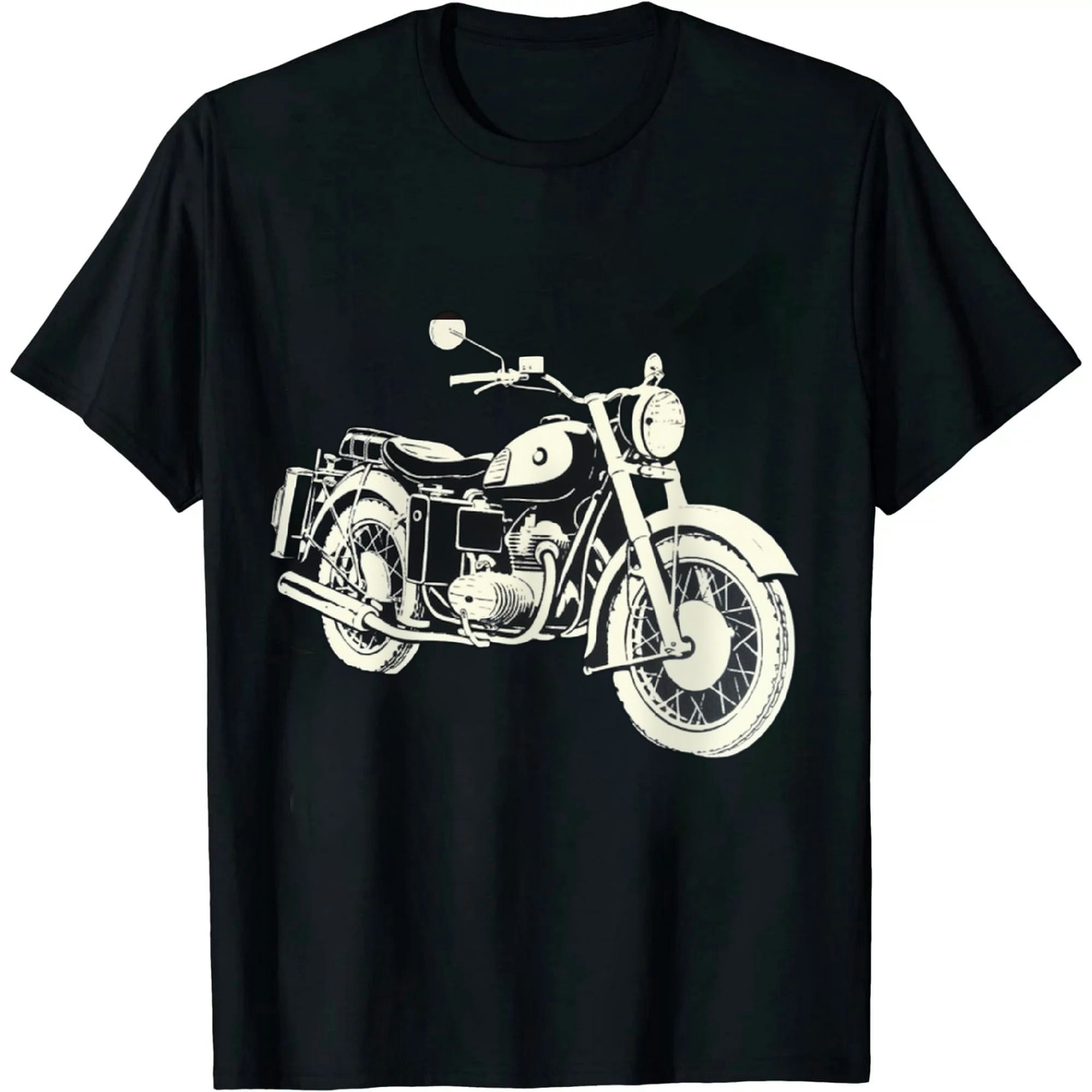 MAYZERO Black T shirt Ural motorcycle offroad motorcyclist T-Shirt 0881 ...