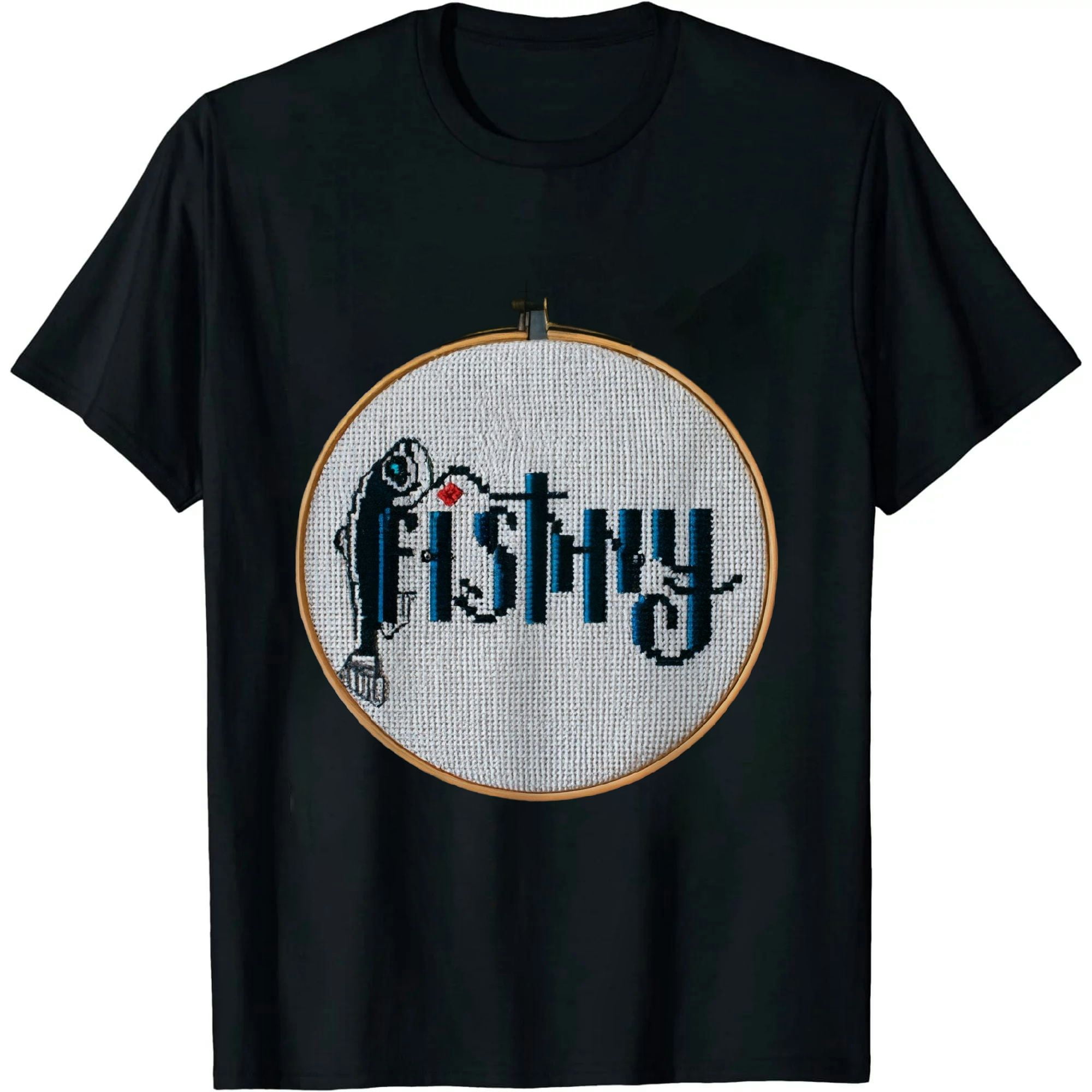 MAYZERO Black T shirtBass Fishing-Shirt Here-Fishy Women Boy Toddler ...