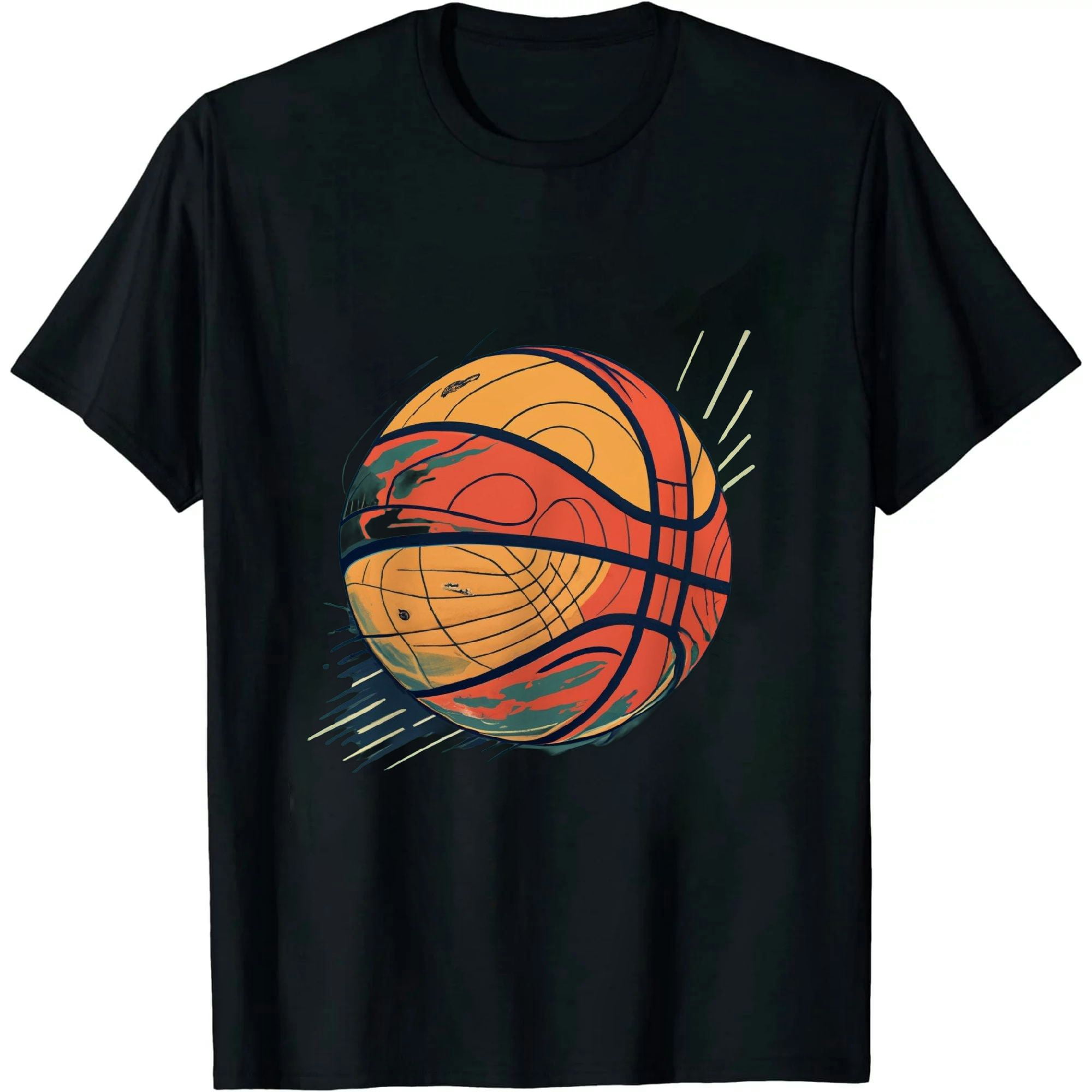MAYZERO Black T shirtSOLY HUX Men's Letter Print Basketball Graphic Tee ...