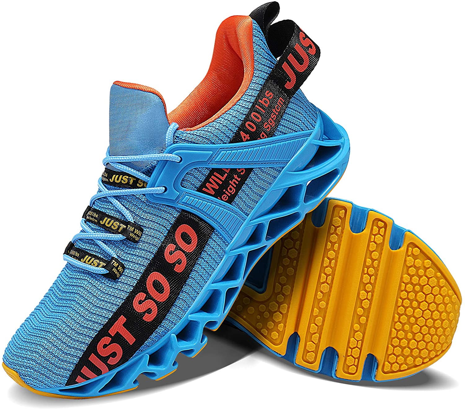 MAYZERO Men's Athletic Sneakers, Walking Blade Running Sports Shoes ...