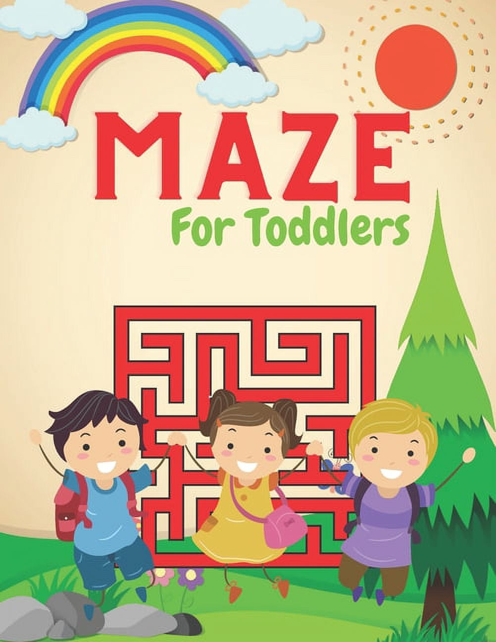 MAZE For Toddlers: A challenging and fun maze for kids by solving mazes ...