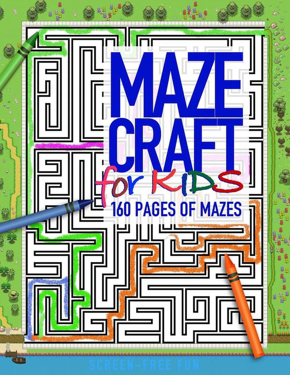 MAZECRAFT for kids 160 pages of mazes: Offline activity books for ...