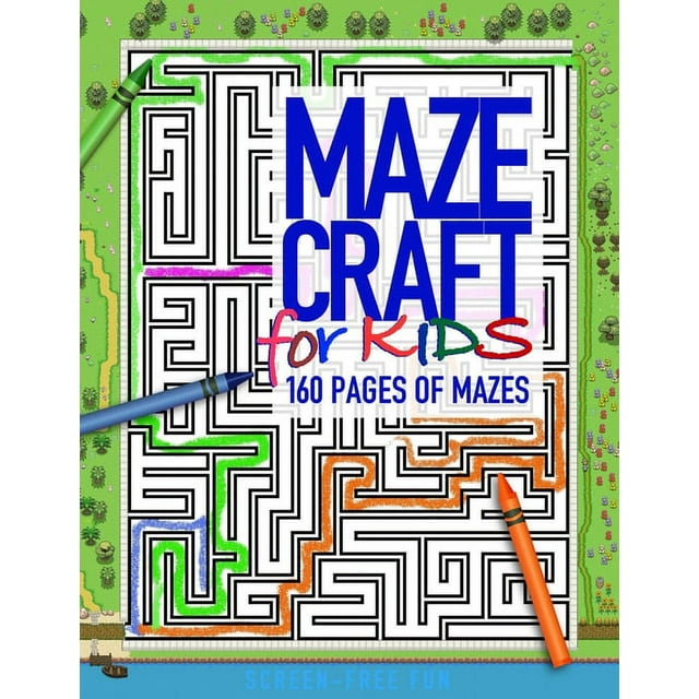 MAZECRAFT for kids 160 pages of mazes: Offline activity books for ...