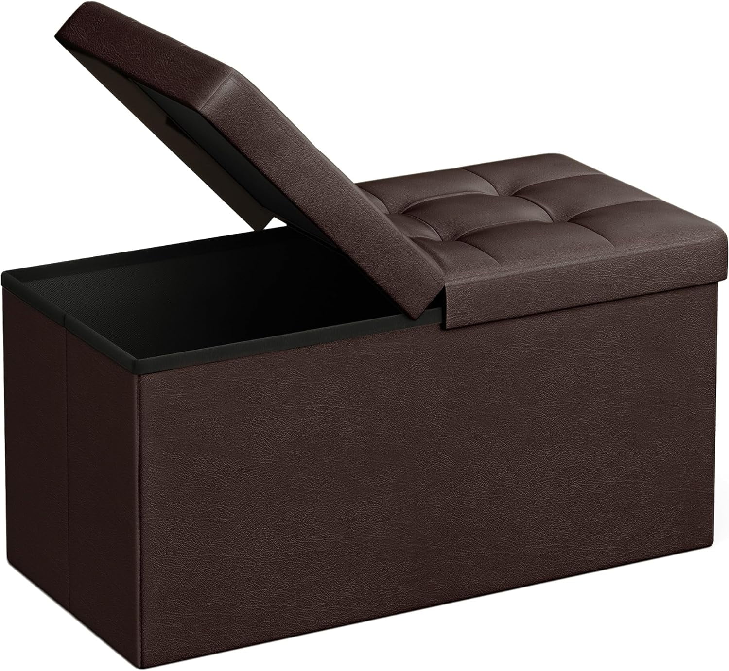 MAZIE Collection - 30 Inches Storage Ottoman Bench with Flipping Lid ...