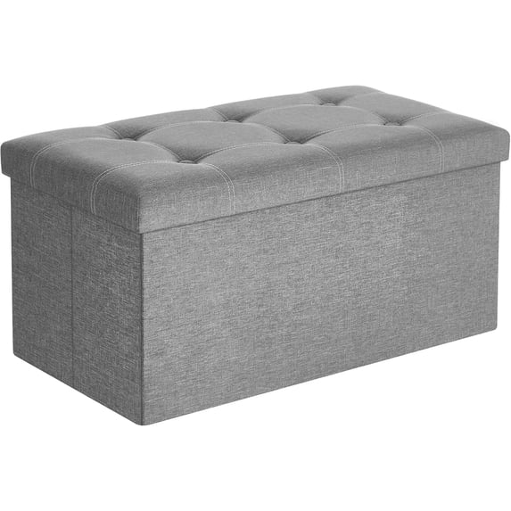 MAZIE Collection - 30 Ottoman Storage Bench, 21 Gal. Folding Chest with ...