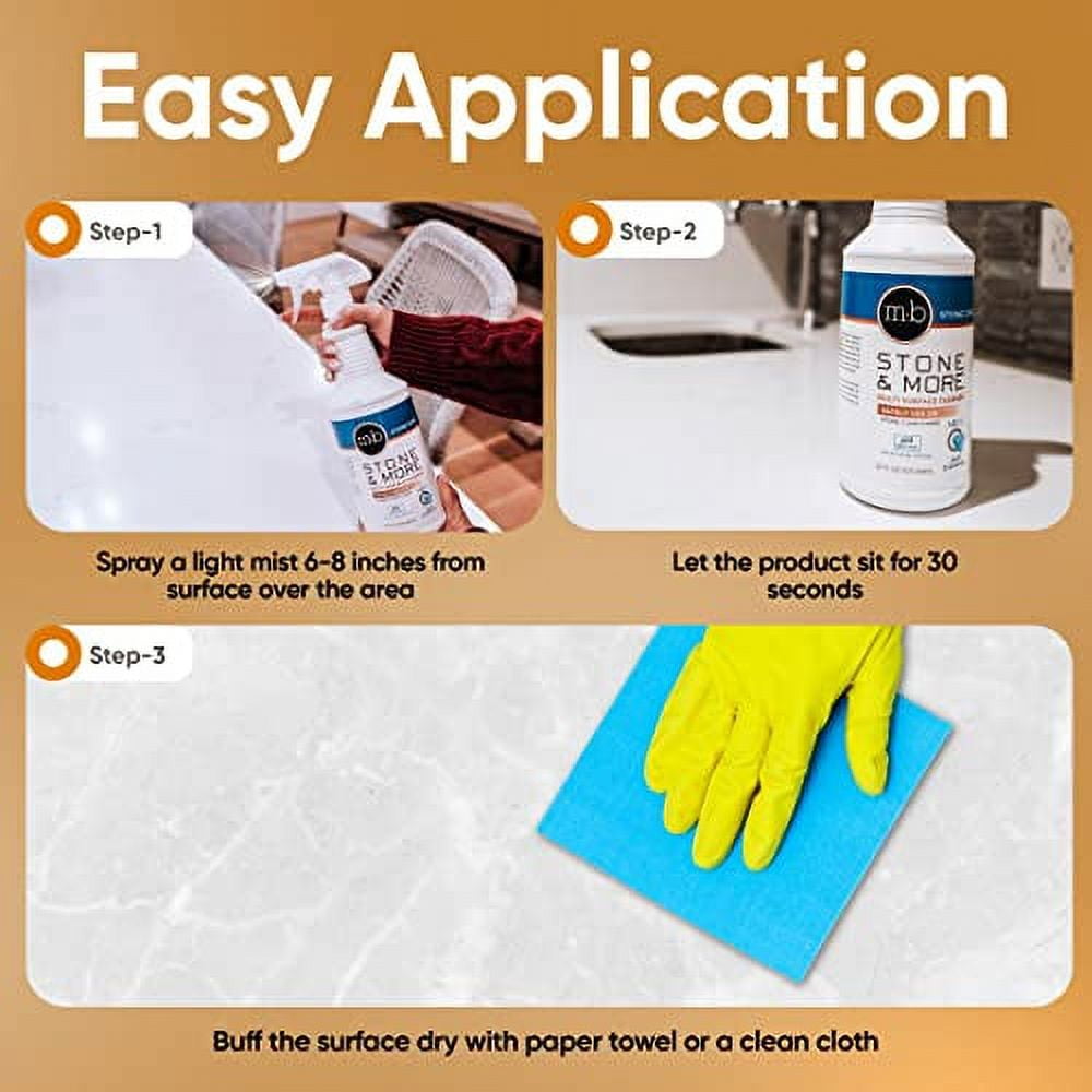 MB-5 Stone & More 2 Pack All Purpose Cleaning Spray Kitchen Counter ...