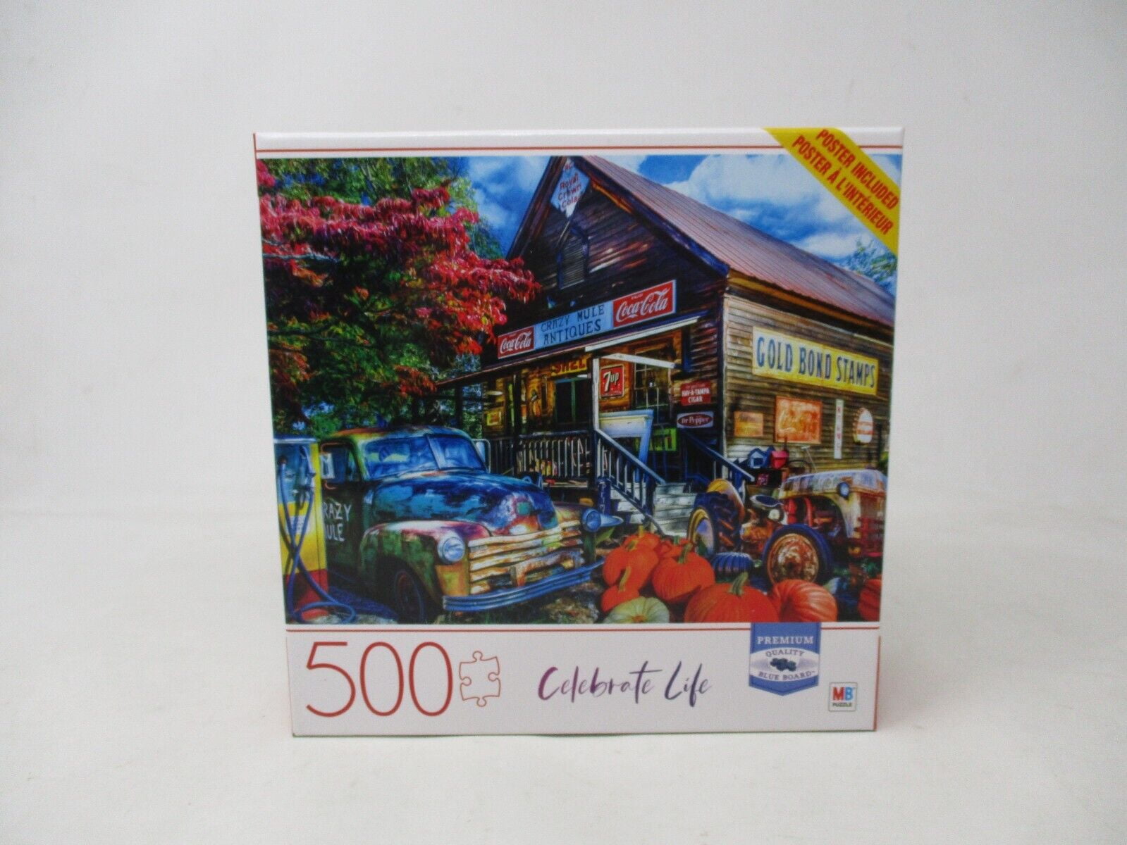 MB Puzzle Celebrate Life The Crazy Mule Antiques 500 Piece Jigsaw ...