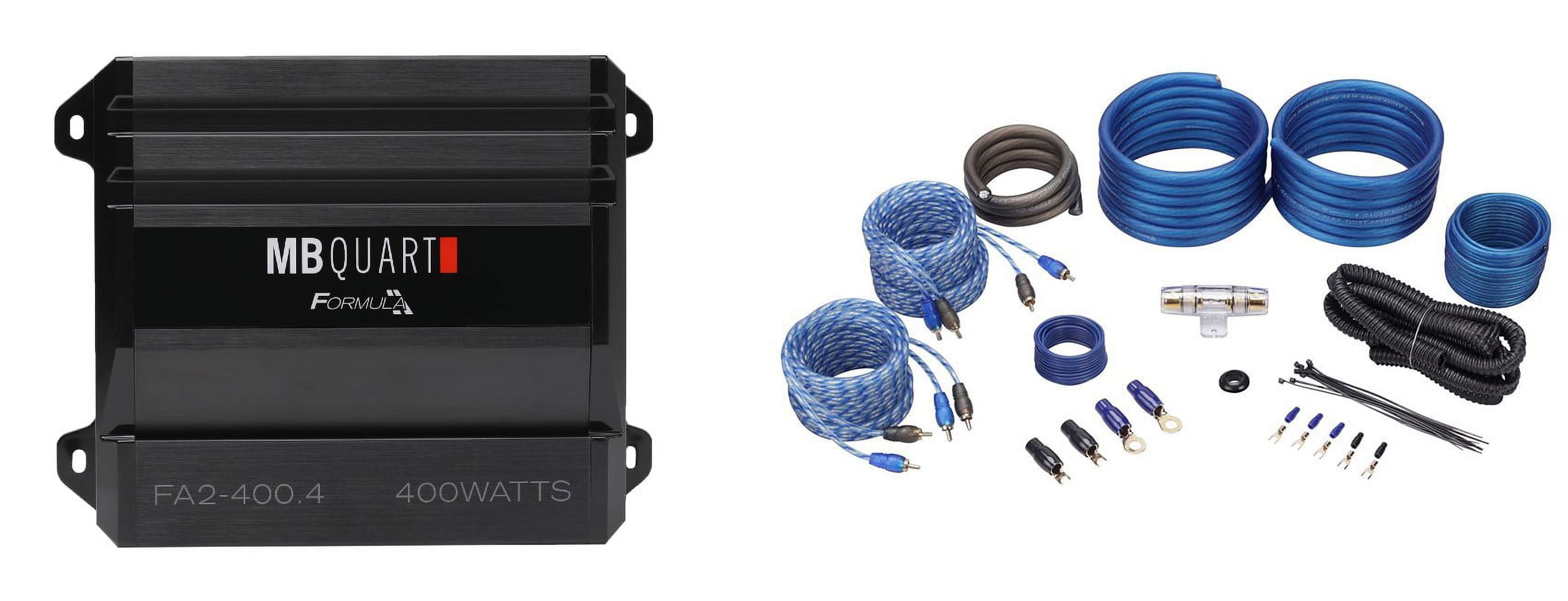 MB QUART FA2-400.4 400 Watt Class Q1 4-Channel Car Stereo Amplifier ...