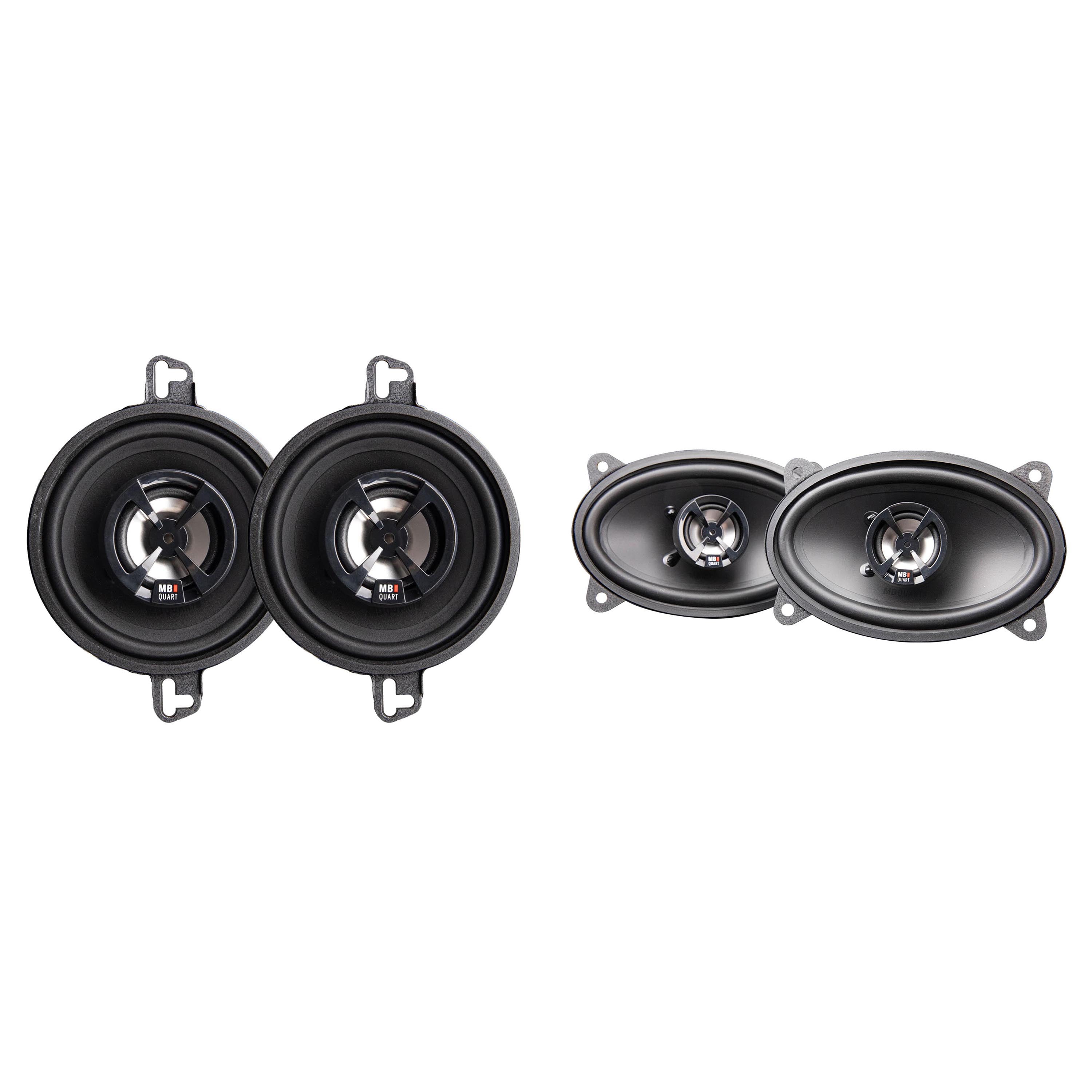 MB Quart Discus DK2-146 4x6 Inch Coax Speakers with DK2-108 3.5 Inch ...