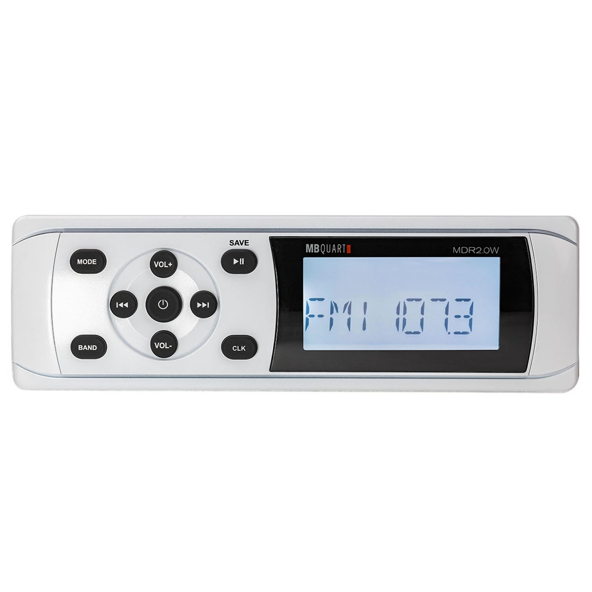 MB Quart MDR2.0 160 Watt Multimedia Marine Receiver with AM/FM and ...