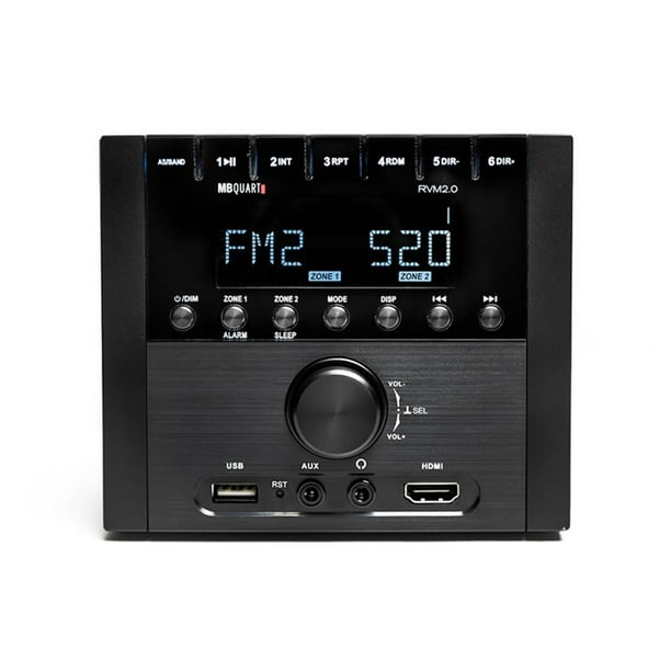 MB Quart RVM2.0 RV In Dash Compact, Mechless Source Unit with AM/FM and ...