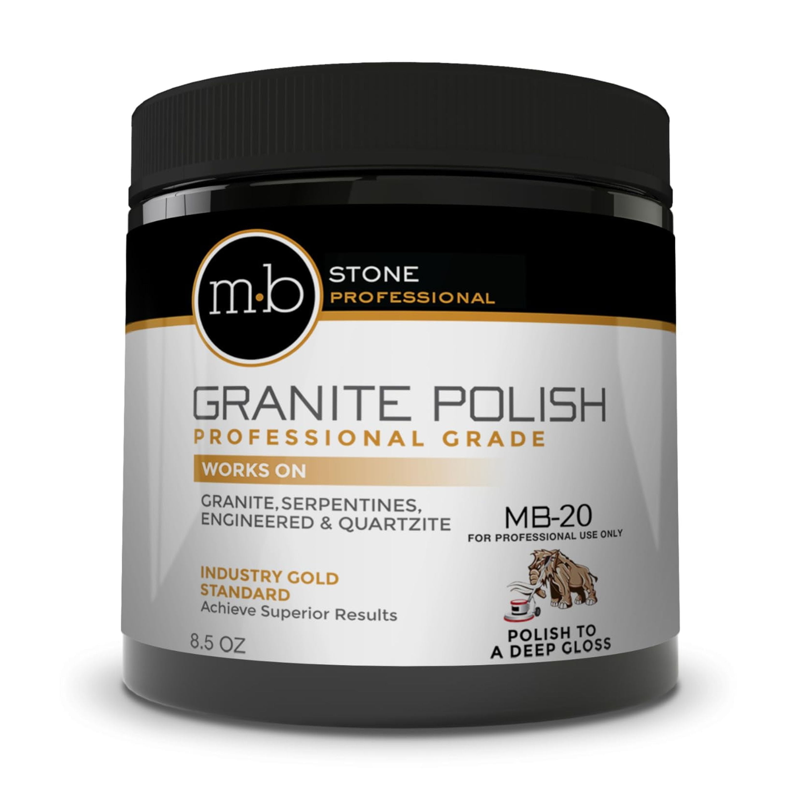 MB Stone MB-20® Granite Polish for Professional Use Only, Granite ...