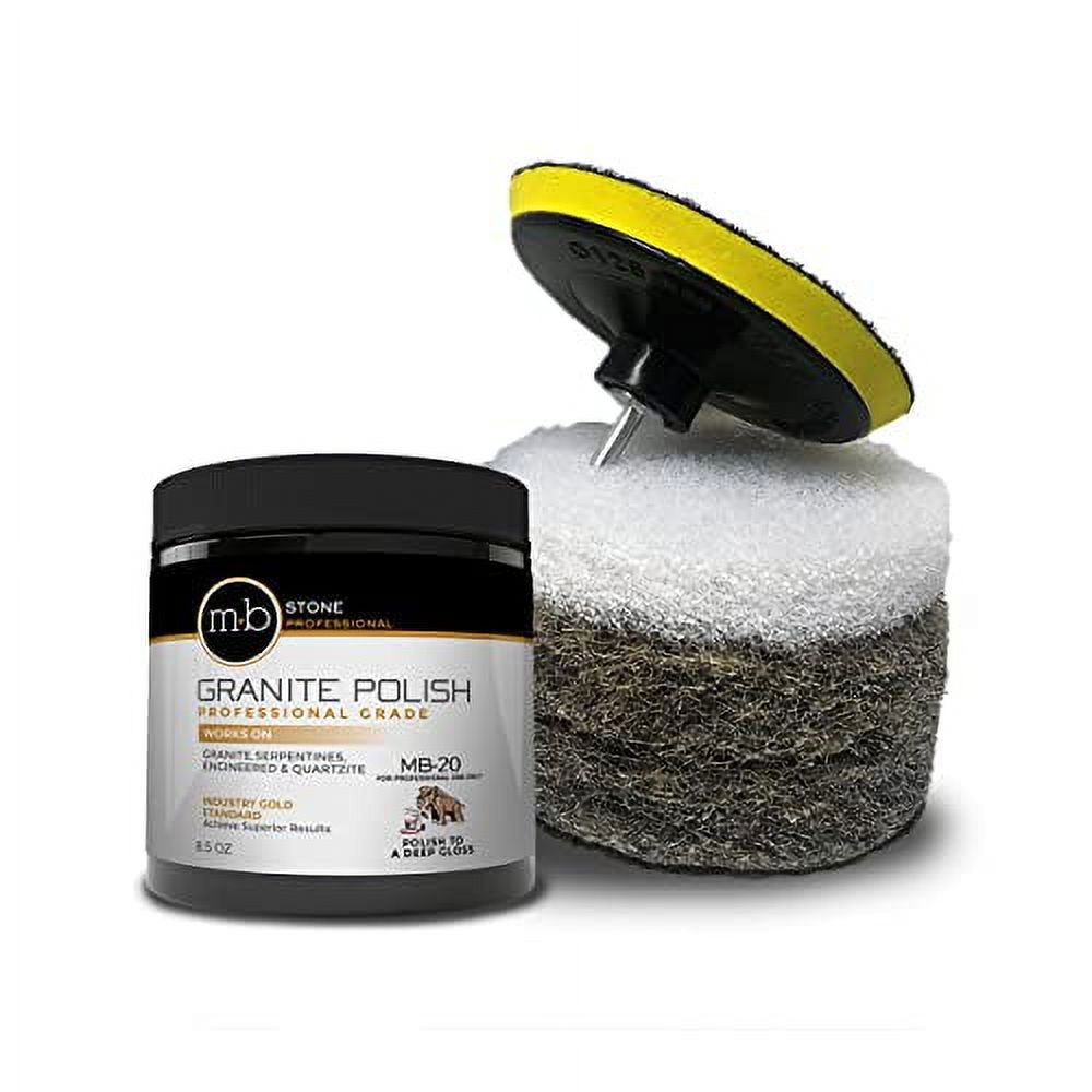 MB Stone MB-20 Polishing Kit - Granite Polish, Granite Polishing Tool ...