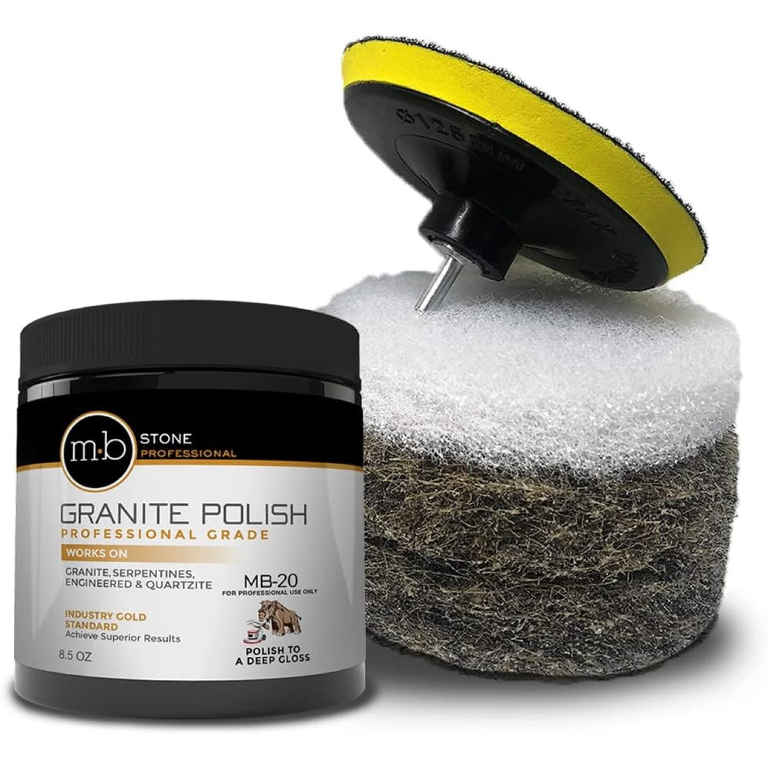 MB Stone MB-20 Polishing Kit - Granite Polish, Granite Polishing Tool ...