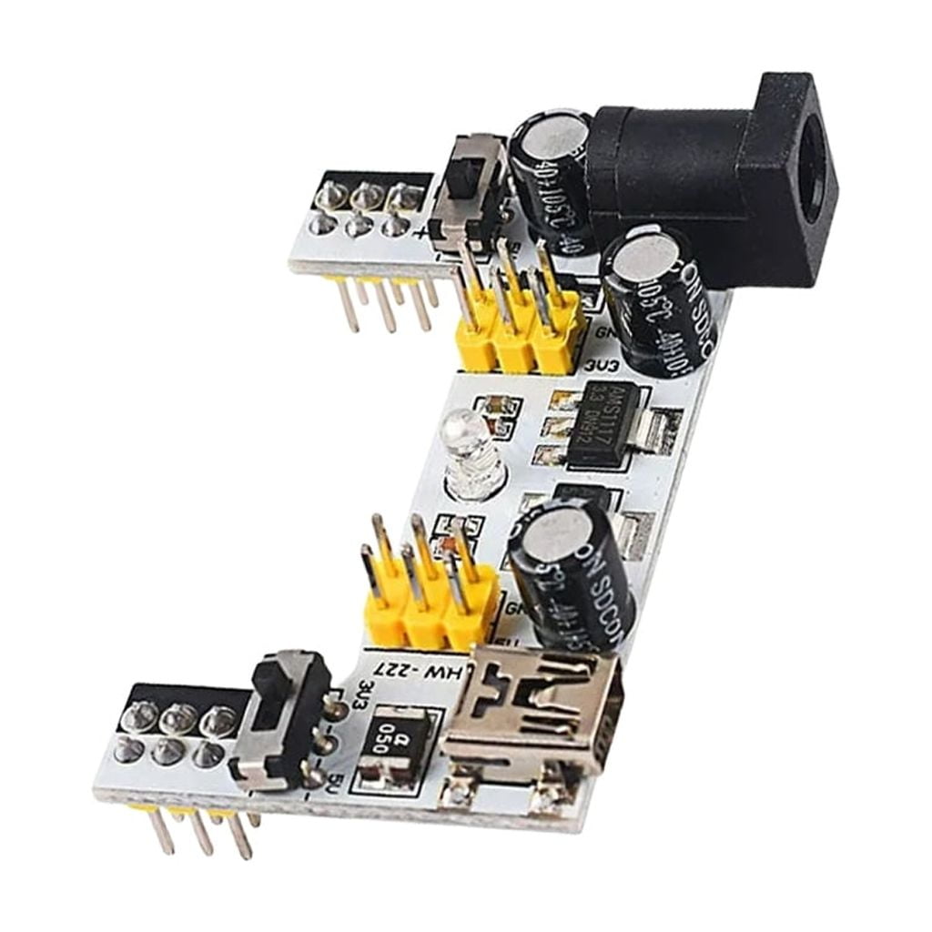 MB102 USB Breadboard Power Supply Module MB102 Module 5V 3.3V 2 Channel ...