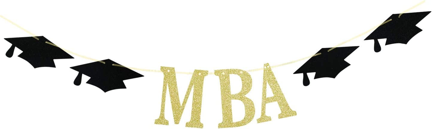 MBA Banner for 2025 Graduation Party Decorations, MBA Graduation Party ...
