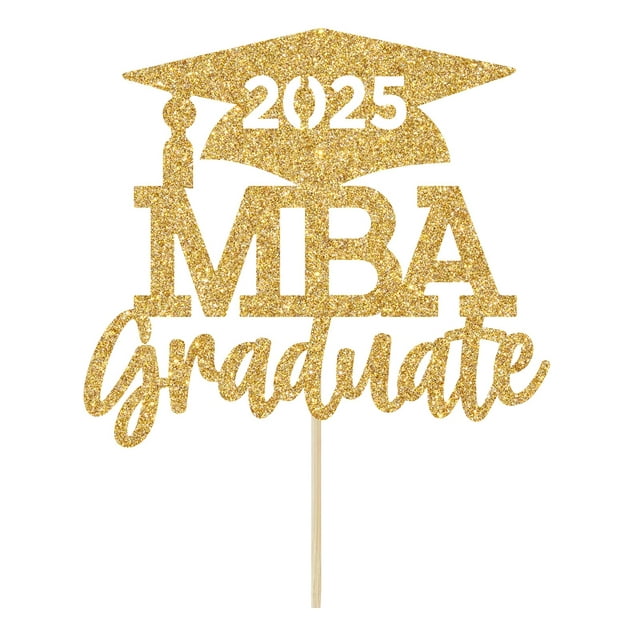 MBA Graduate CakeITSC Topper, Congrats MBA Decor, Masters Degree, 2025 ...