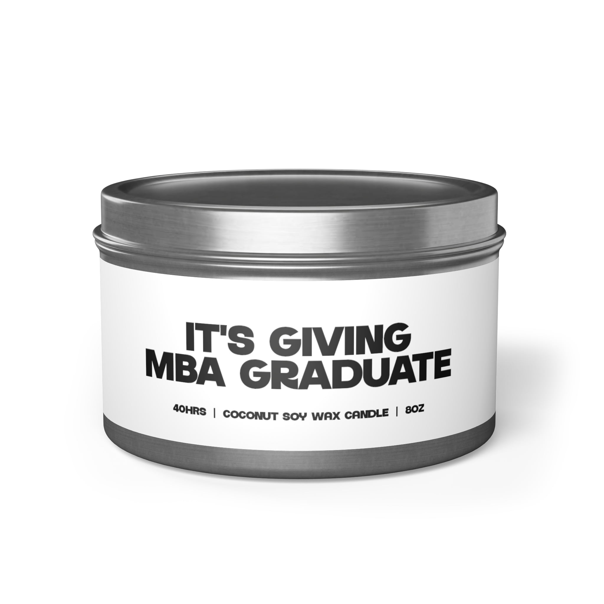 MBA Graduate Graduation Tin Candle Gifts Home Office Decor Vanilla ...