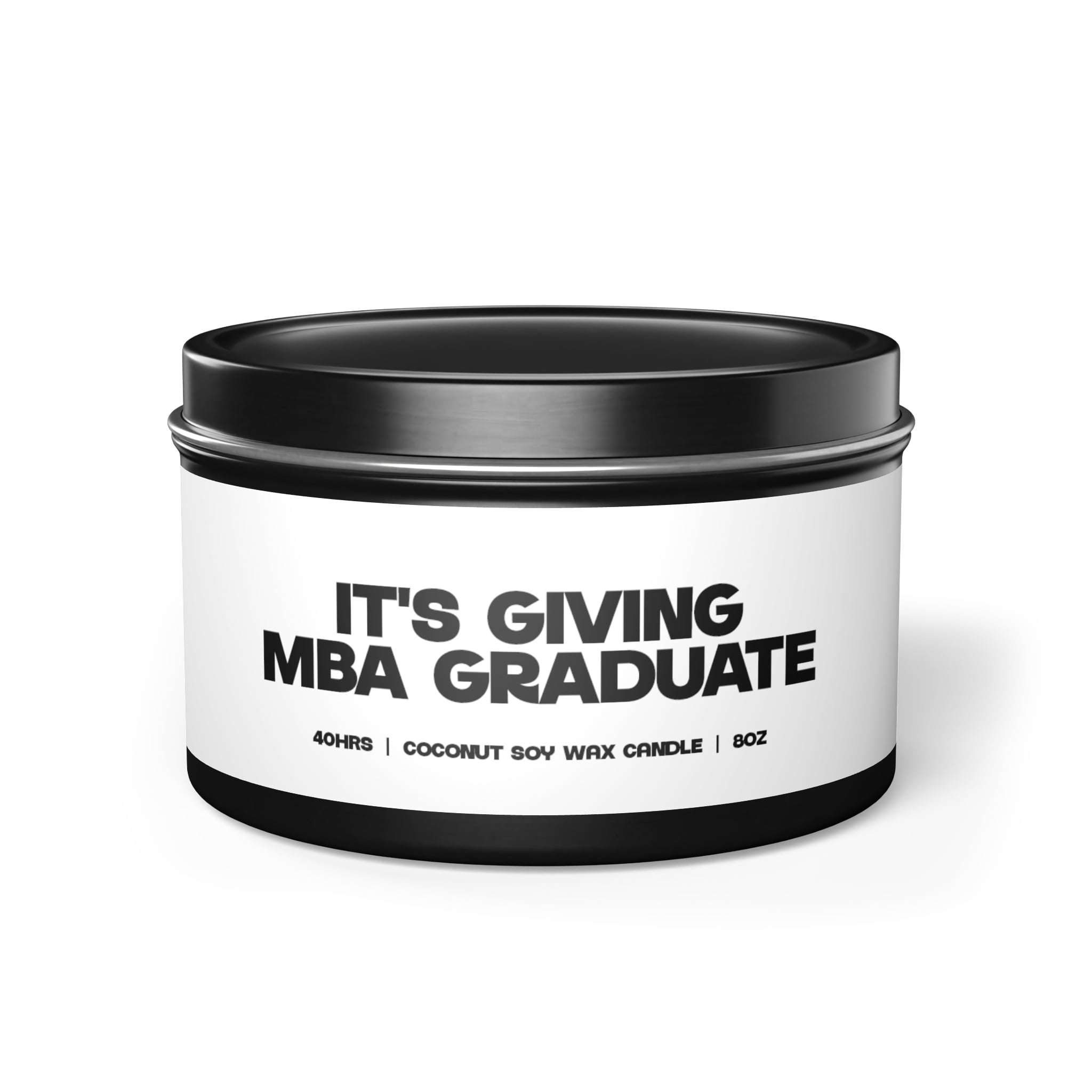 MBA Graduate Graduation Tin Candle Gifts Home Office Decor Vanilla ...
