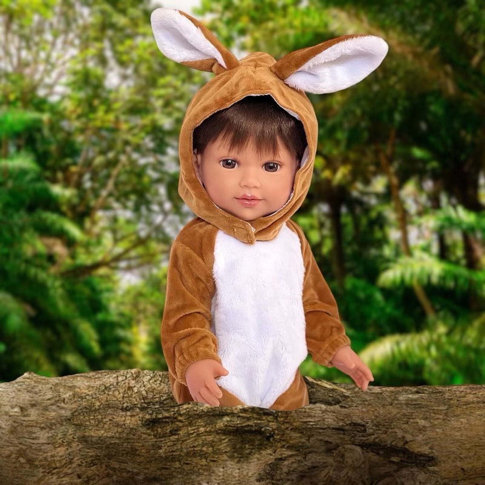 MBD® Brown Easter Bunny Costume Fits 18 Inch Dolls - Walmart.com