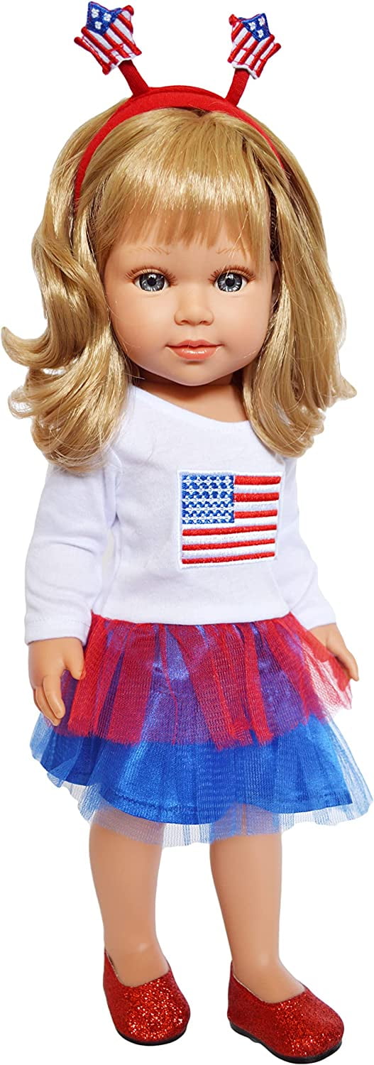 MBD® Patriotic Outfit Fits 18 Inch Dolls- 18 Inch Doll Clothes - Walmart.com