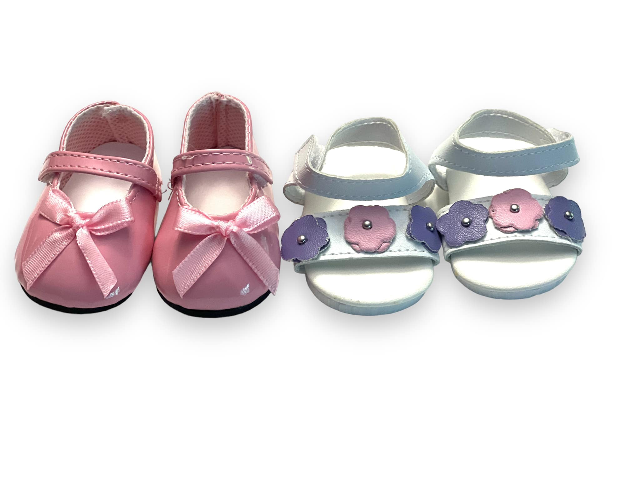 MBD Pink Mary Janes and Flower Sandals Fits 18 Inch Dolls-18 Inch Doll ...