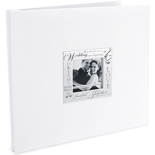 MBI Expressions Post Bound Album W/Window 12"X12"-Wedding - White, Pk 1 ...