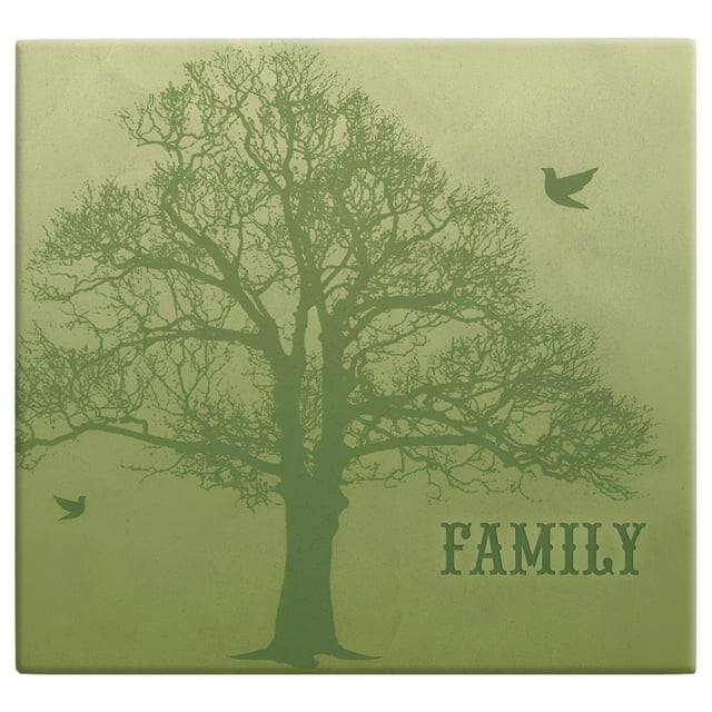 "MBI Family Tree 12""X12"" Post Bound Scrapbook Album with Name Window ...