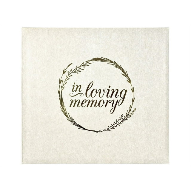 MBI Sympathy Photo Album Book, In Loving Memory 12x12 Memorial ...