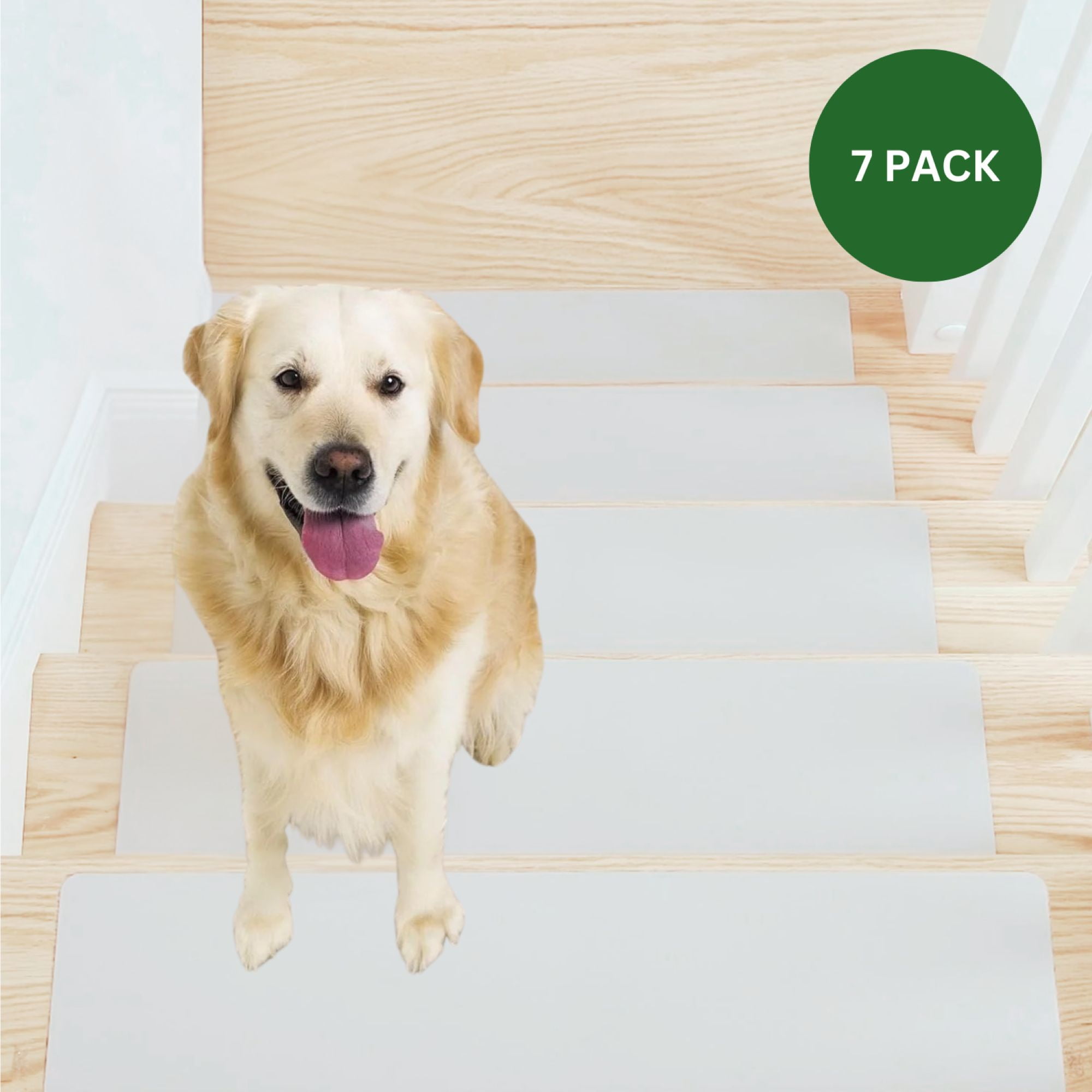 MBIGM Rubber Stair Treads for Wooden Steps, Non-Slip Stair Runner Cover ...