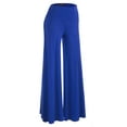 Mbj Wb750 Womens Chic Palazzo Lounge Pants Xl Cobalt Blue