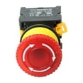 MBL30 30mm 1NC Emergency Stop Push Button Switch Estop EPO Mushroom ...
