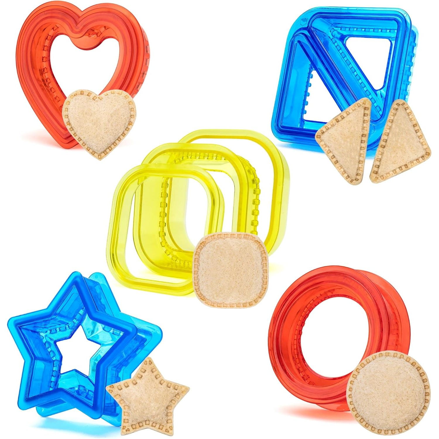 MBM Uncrustables Sandwich Maker – Sandwich Cutter and Sealer – Pack of ...