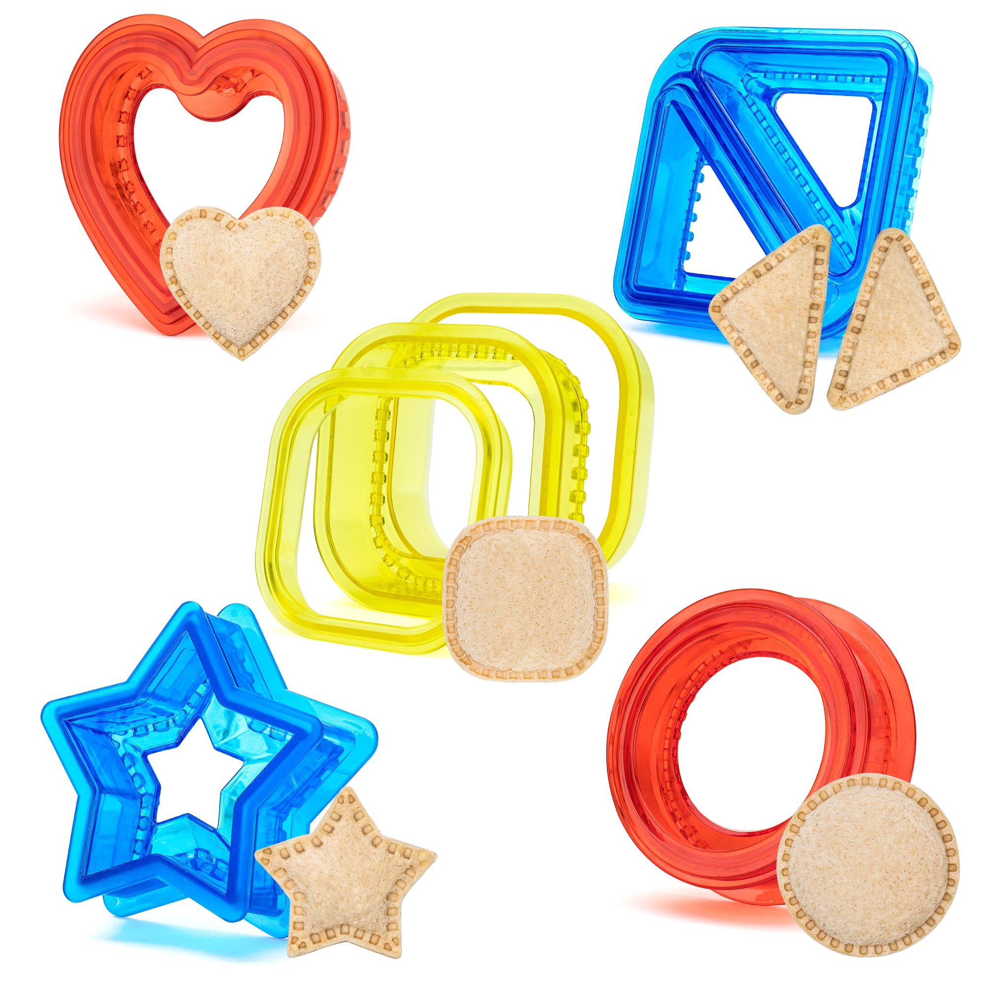 MBM Sandwich Maker - Uncrustables Cutter and Sealer, 5 Shapes, Easy to ...