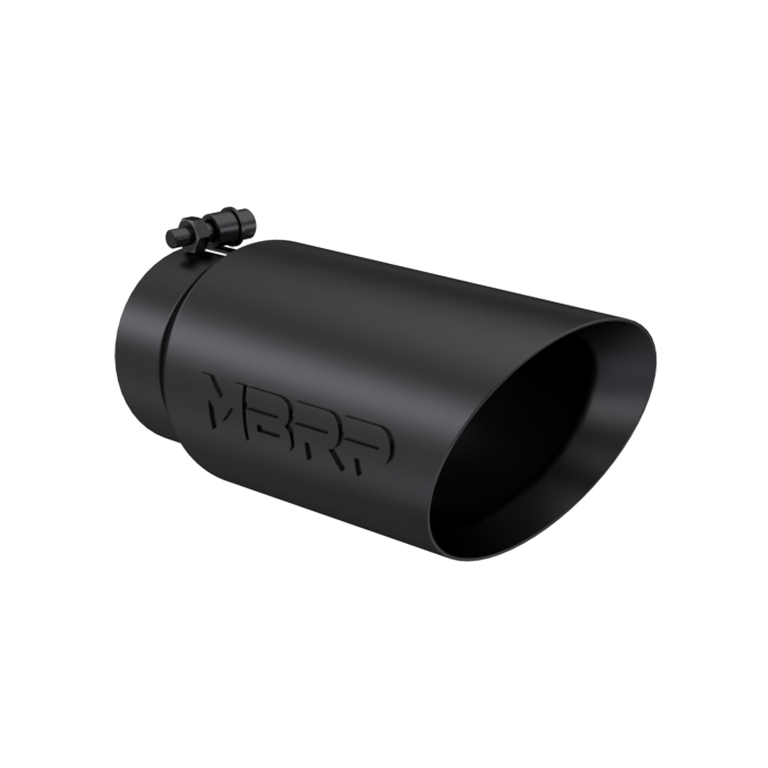 MBPR T5053BLK 4 Inch Steel Exhaust Tip with Angled Edge, Black ...