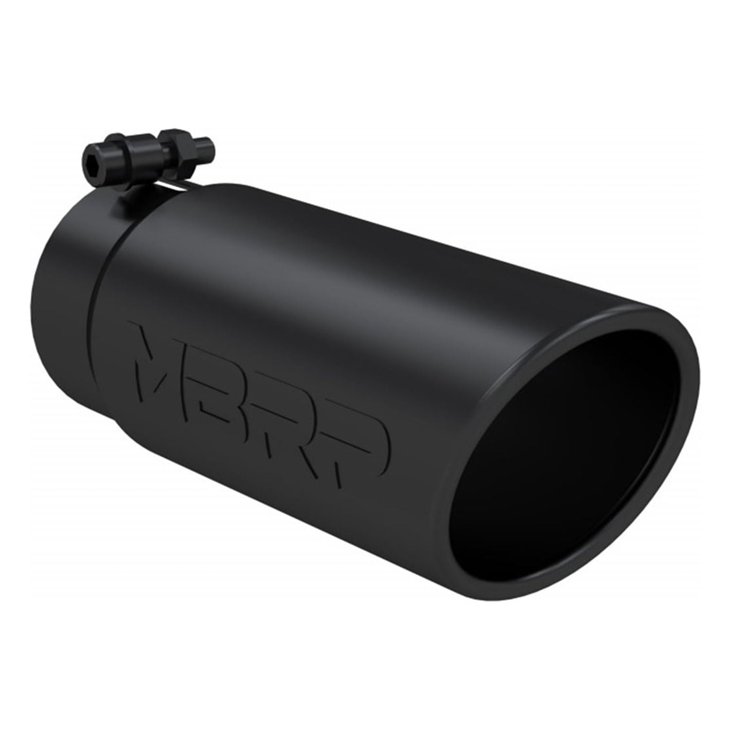 MBPR T5112BLK 3.5 Inch Exhaust Tip with Rolled Edge, Black - Walmart.com