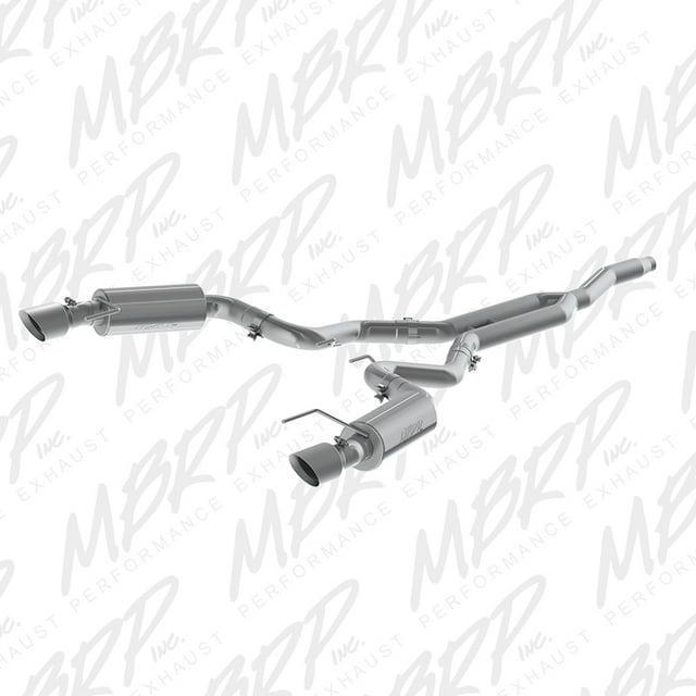 MBRP 15 Ford Mustang EcoBoost 2.3L Alum 3in Cat Back Dual Split Rear ...
