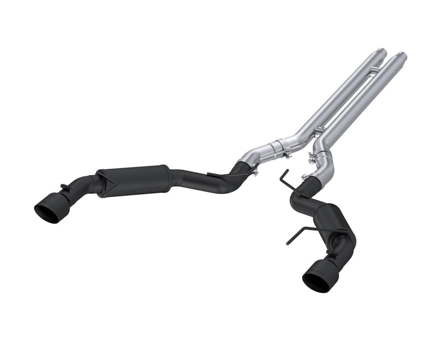MBRP 15 Ford Mustang GT 5.0 3in Cat Back Dual Split Rear Race Muffler ...