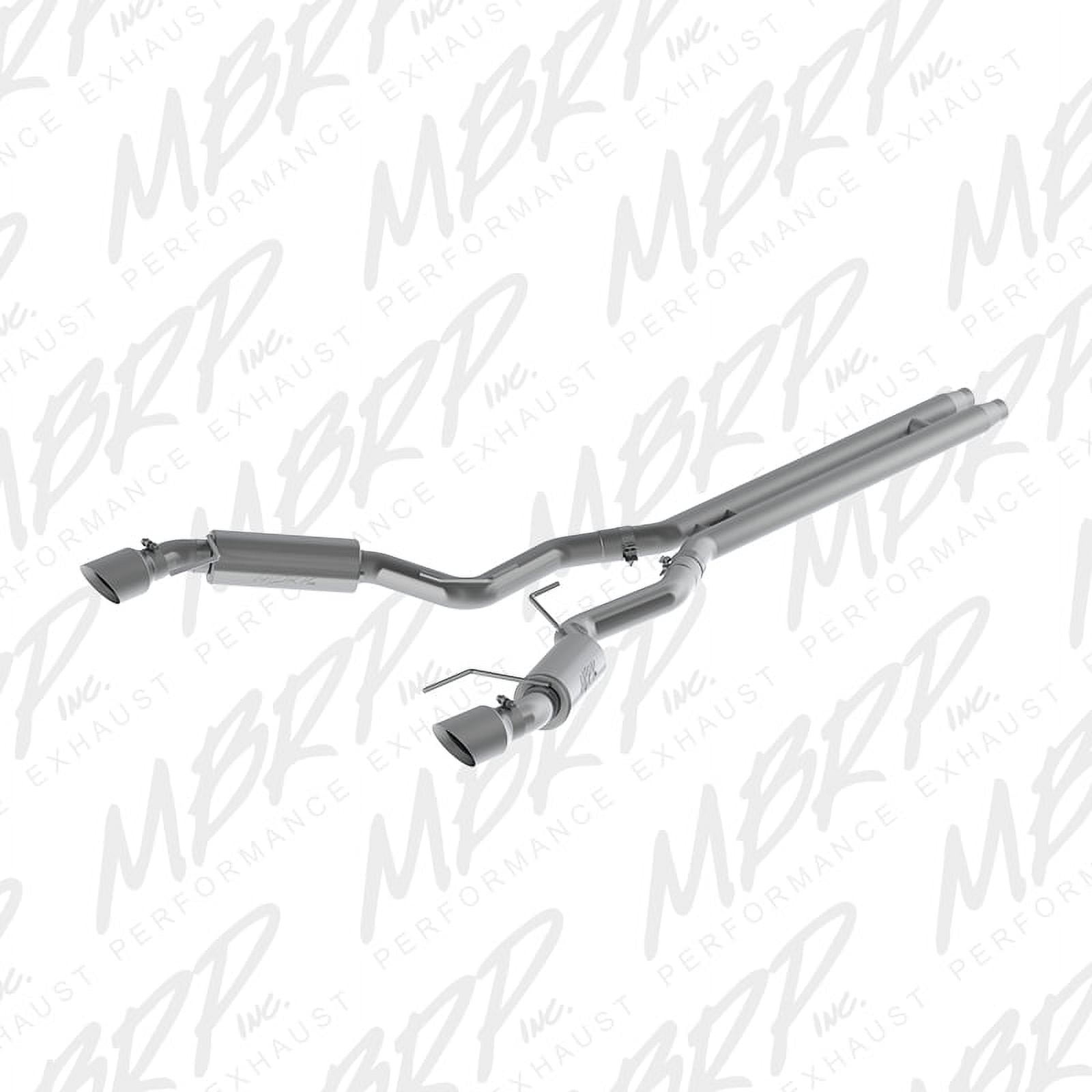 MBRP 15 Ford Mustang GT 5.0 3in Cat Back Dual Split Rear Race Version 4 ...