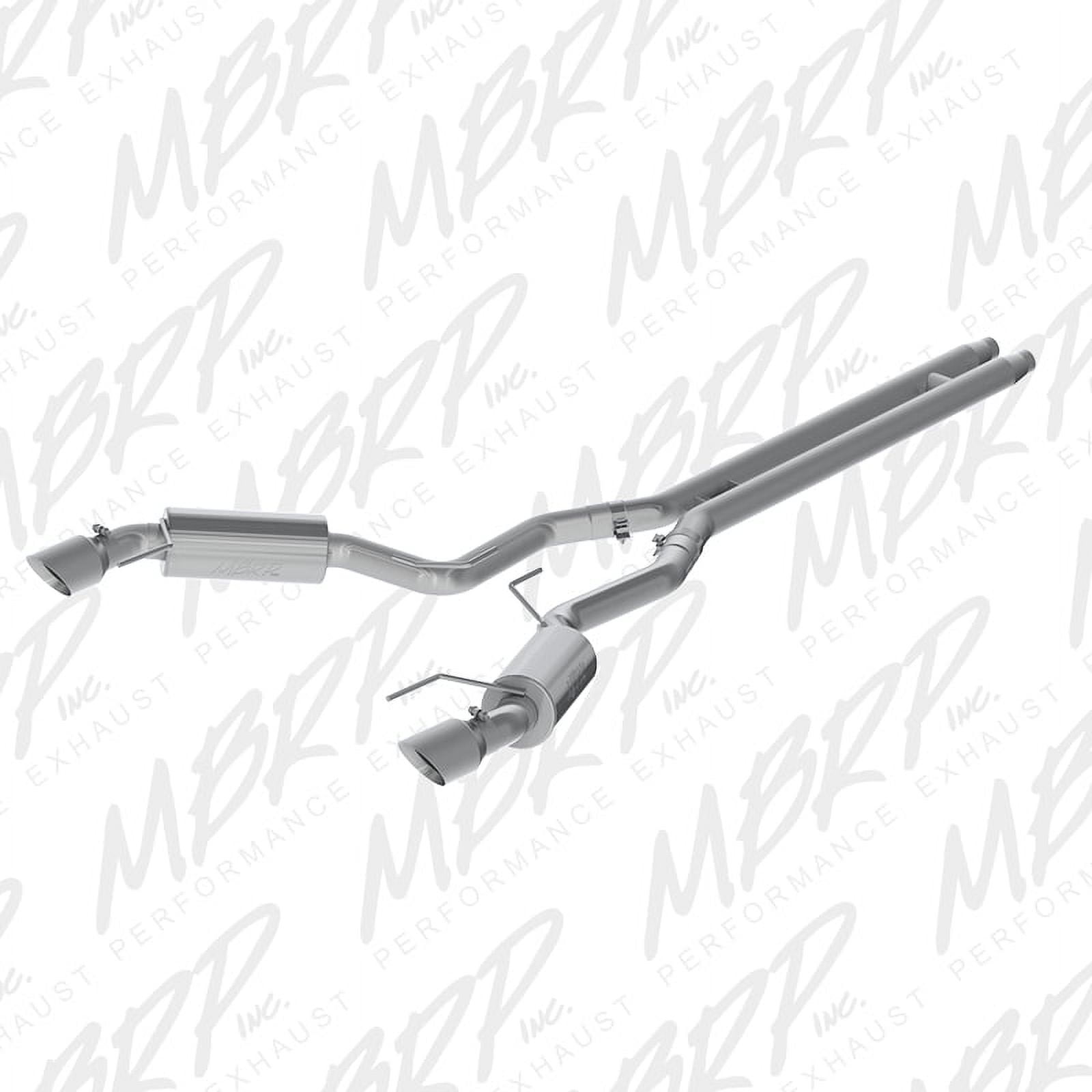 MBRP 15 Ford Mustang GT 5.0 3in Cat Back Dual Split Rear Street Version ...