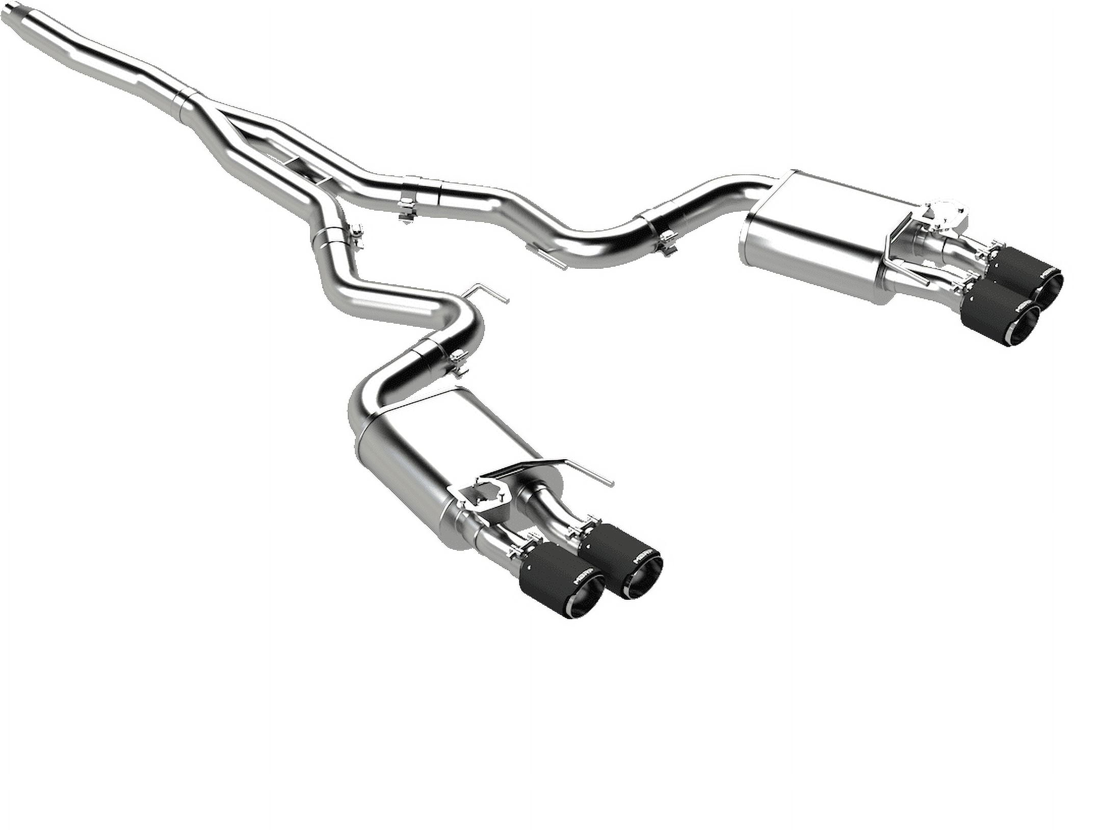 MBRP 18-22 Ford Mustang 2.3L Ecoboost 3in Cat-Back Exhaust w/ Quad ...