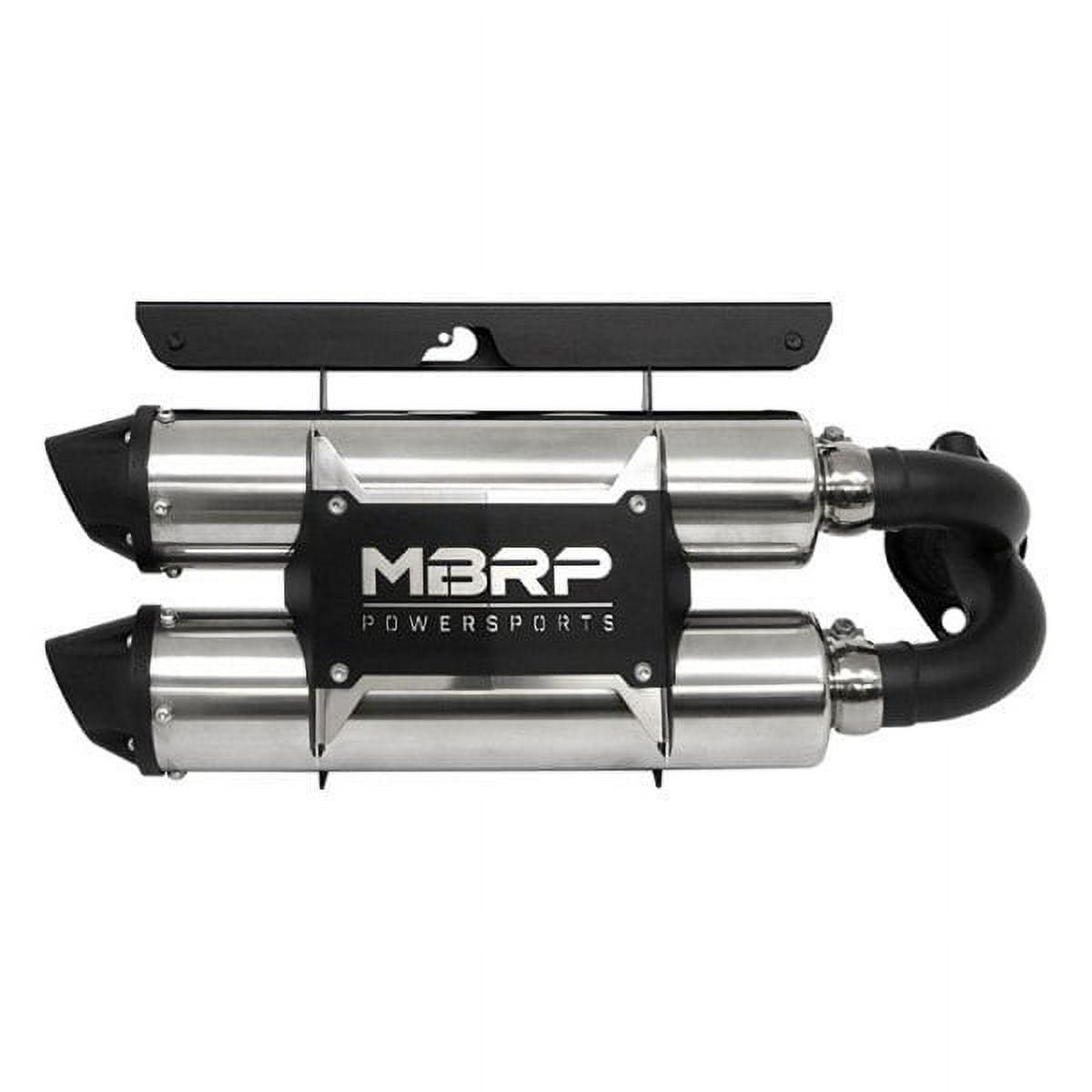 MBRP AT-9522PT - Performance Slip-On Dual Stack Mufflers - Walmart.com