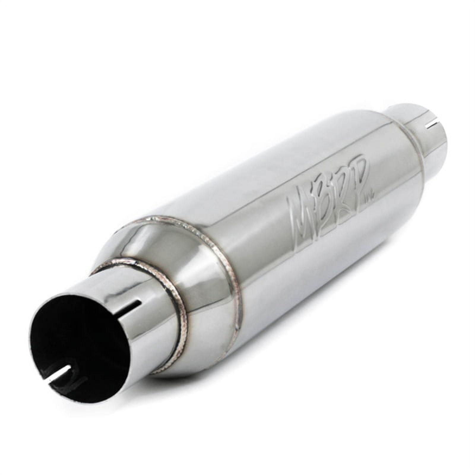 MBRP Universal Resonator 2.5in inlet/outlet 16in body 20in overall T304 ...