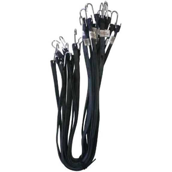 MBRS-41 Heavy-Duty EPDM Rubber Tie Down Bungee Cord with Crimped Metal ...