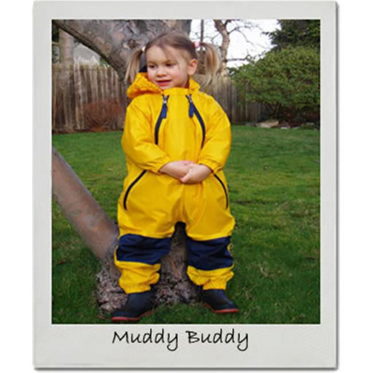 MBY-001 Muddy Buddy Waterproof Rain Suit- Yellow- Size 12mo - Walmart.com