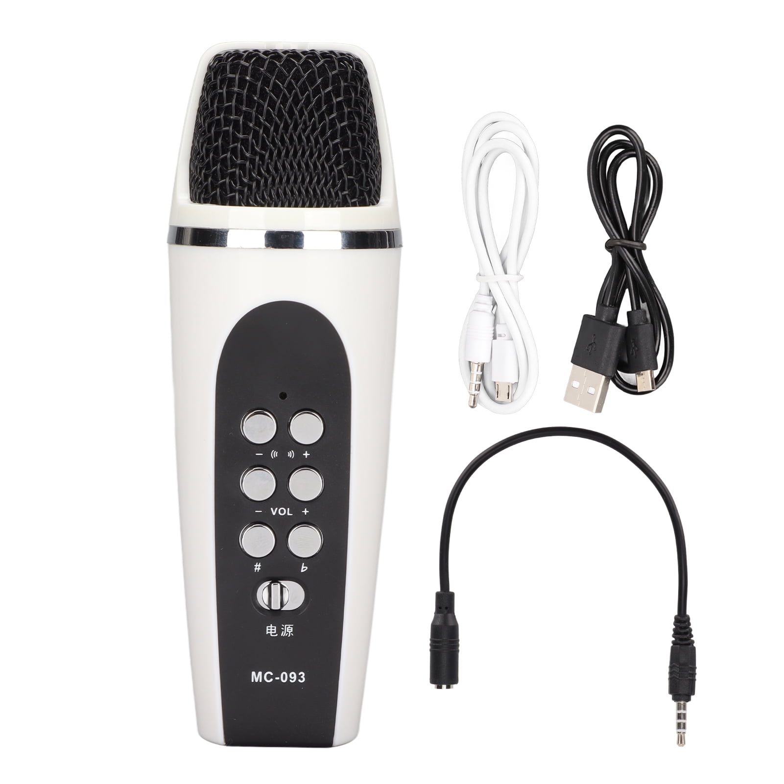 MC-093 Mini Universal Microphone for Live Streaming and Voice Changing on Mobile and PC ...